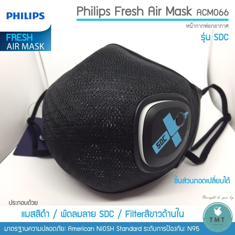Philips Fresh Air Mask สินค้ามีพร้อมส่ง (หน้ากากไฟฟ้า) รุ่น ACM066 ...