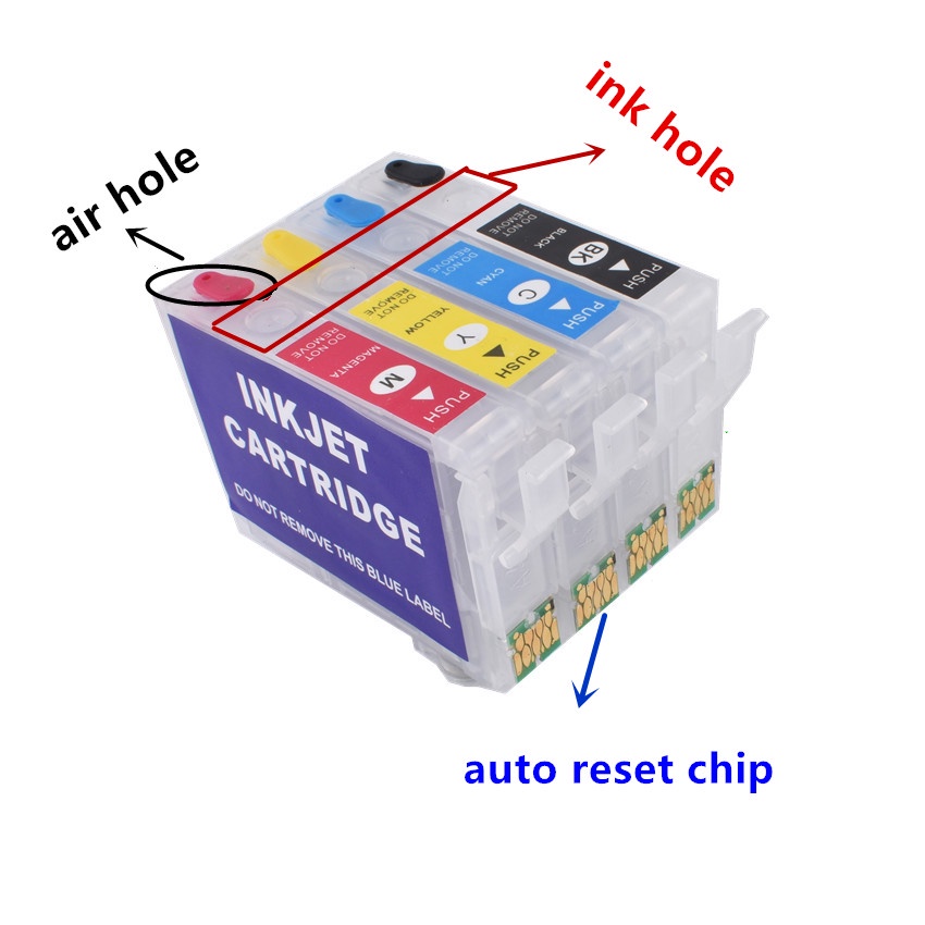 Refill ink kit 1711 17xL refillable ink cartridge for epson XP-33 XP ...