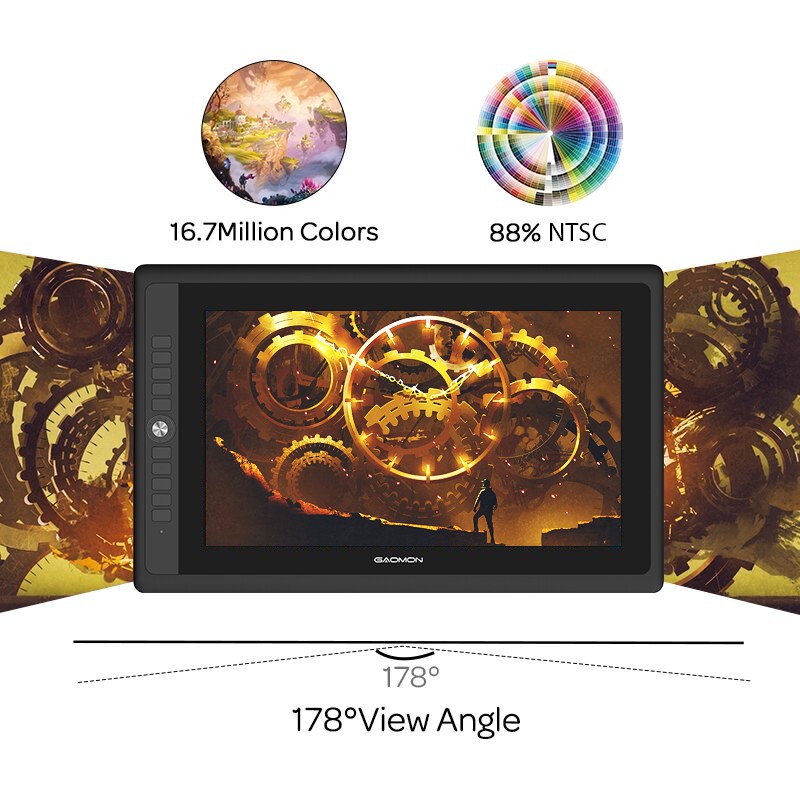 GAOMON PD156 Pro / G16 จอวาดภาพ 15.6 นิ้ว Fully Laminated สีสวยสดคมชัด ...