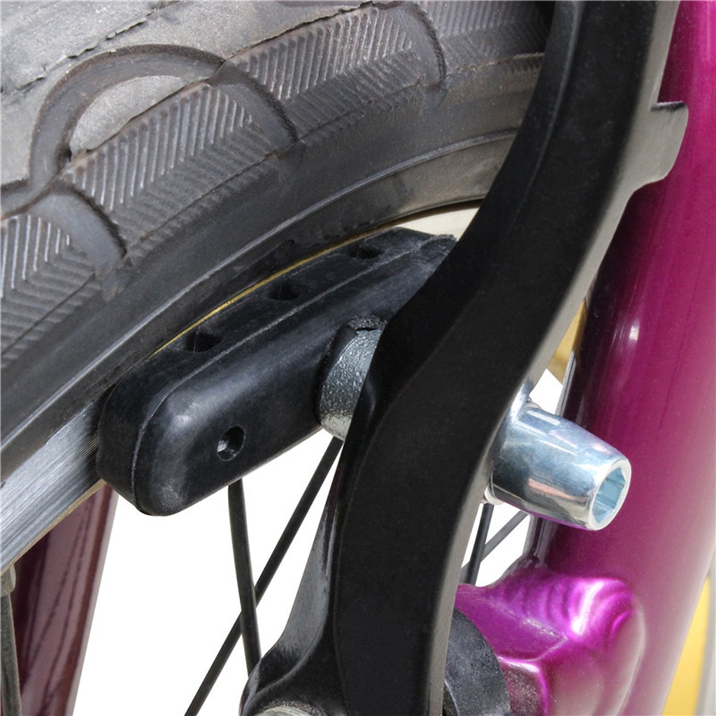 Moon_1 Pair Bike Braking Pad Exquisite Workmanship Hard-wearing Rubber ...