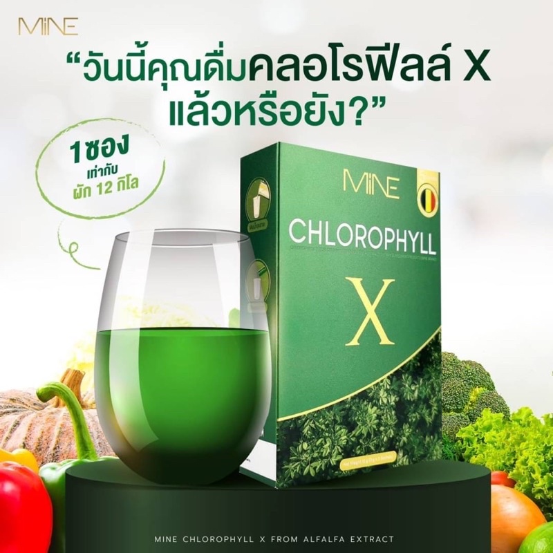 คลอโรฟิลล์ เข้มข้น MINE CHLOROPHYLL X มายพลัส คลอโรฟิลล์มายมิ้นอาสัว - giftshopbyseonmul - ThaiPick