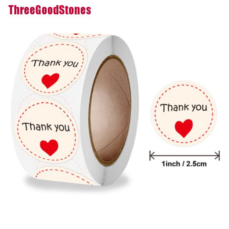 Thmy สติ๊กเกอร์ Thank You ฟอยล์สีทองขนาด 1 นิ้ว 500 ชิ้นสําหรับตกแต่ง ...