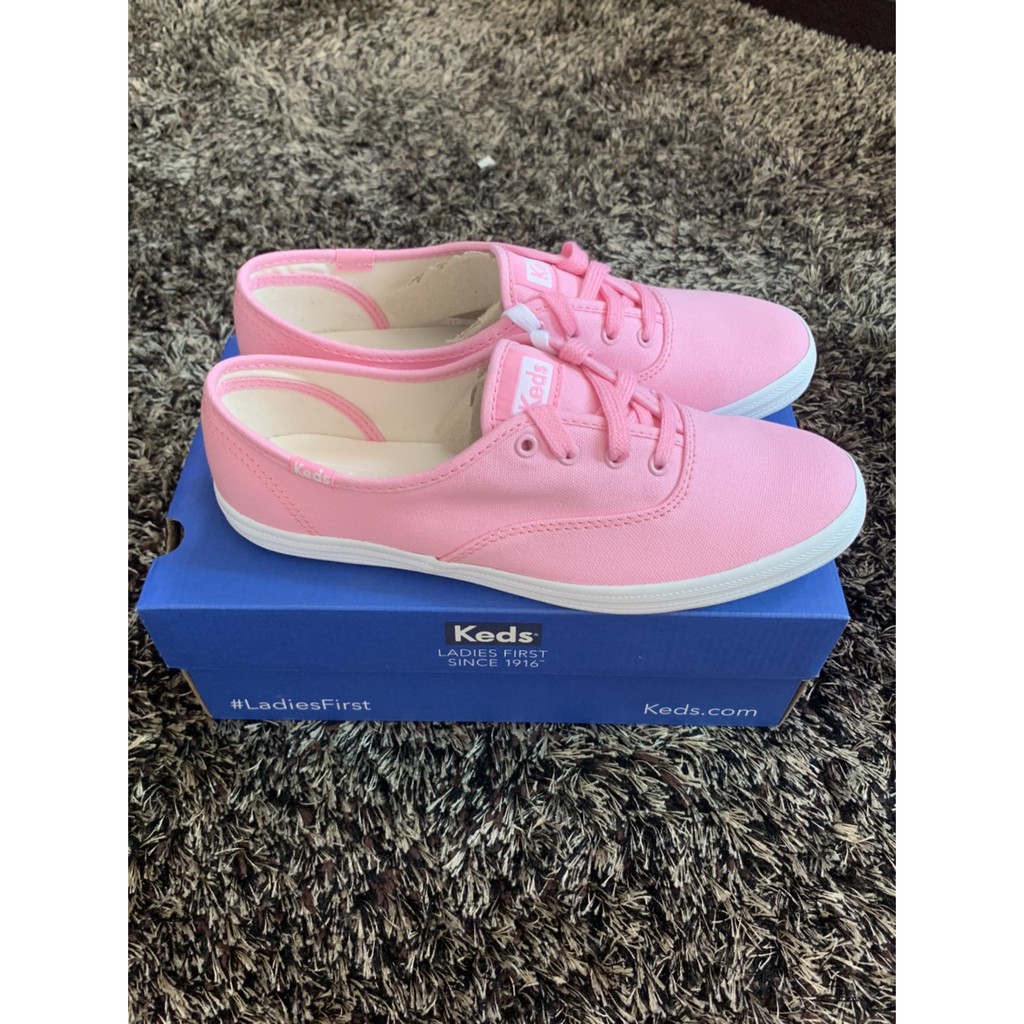 KEDS WF62460 Women's CHAMPION SEASONAL SOLID PINK Sneaker รองเท้าสตรี ...