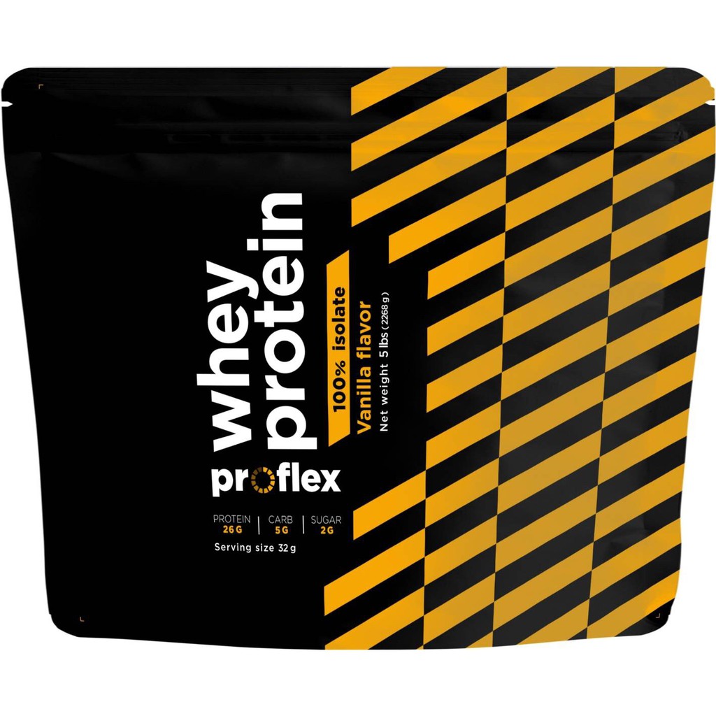 Proflex Whey Protein Isolate Pure Chocolate Vanilla 5 lbs. เวย์โปรตีน ...