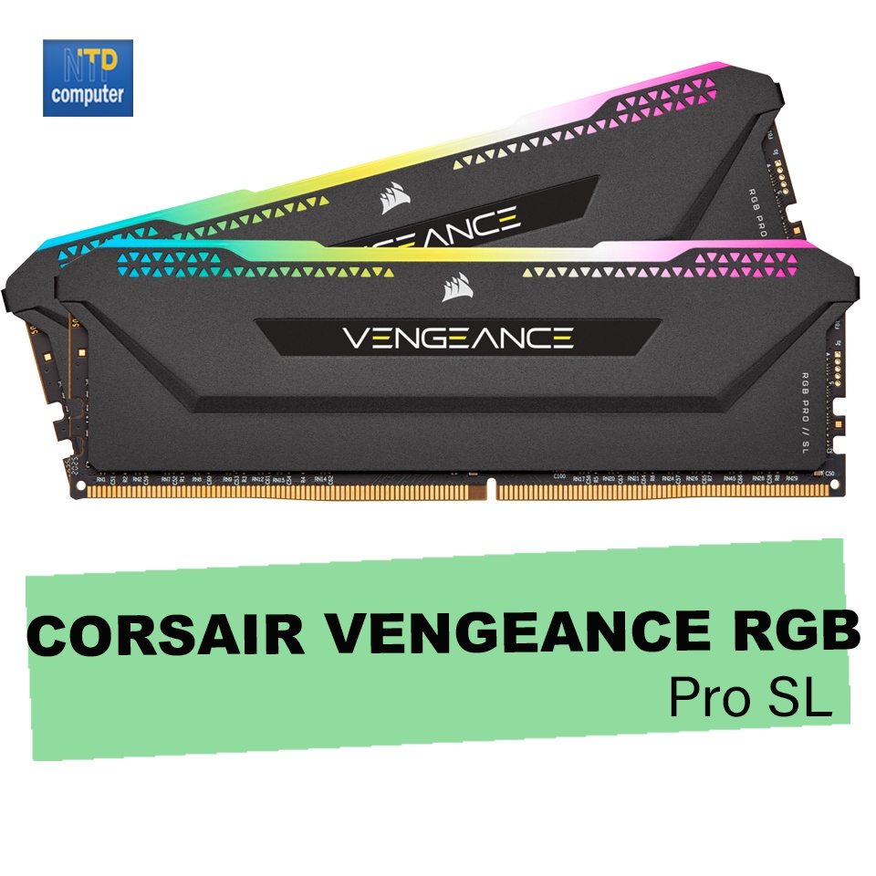 CORSAIR VENGEANCE RGB RS BLACK DDR4 16GB(8GBX2) BUS3200 แรม PC - nith.it - ThaiPick