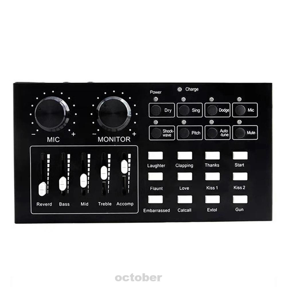 Professional Computer Volume Control Karaoke Live Streaming Microphone ...