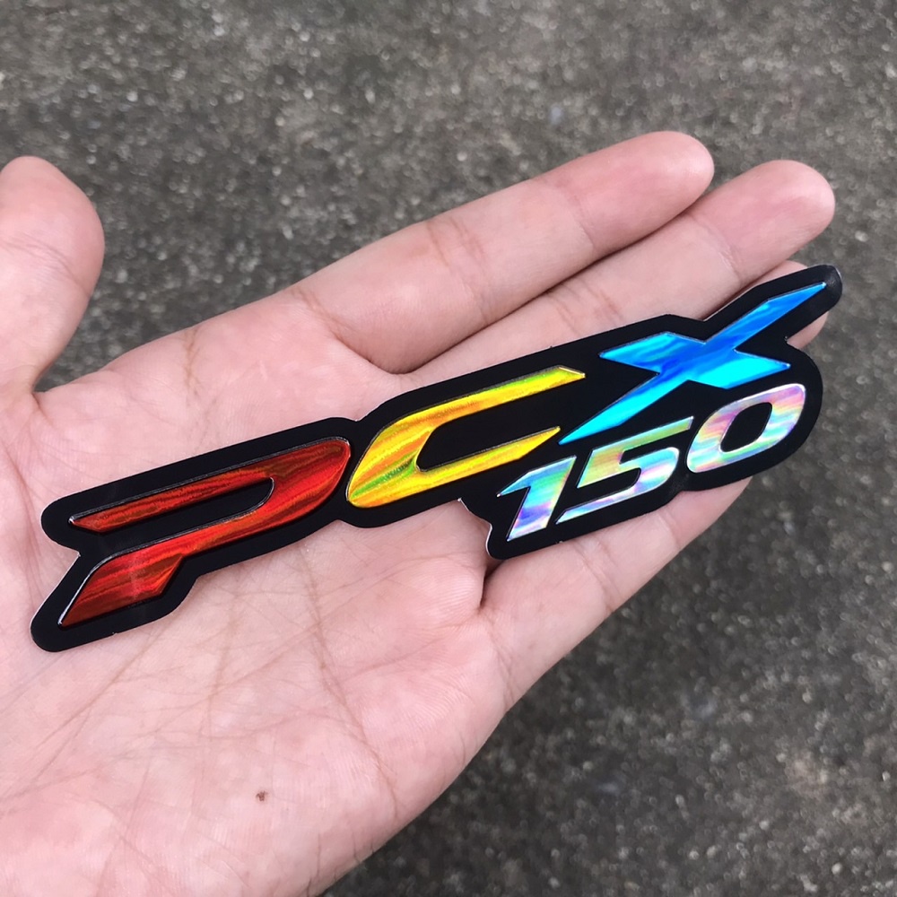 สติ๊กเกอร์ Honda PCX 150 สติกเกอร์ แต่งรถ ติดรถ รถซิ่ง 3D ตัวนูน สะท้อน ...
