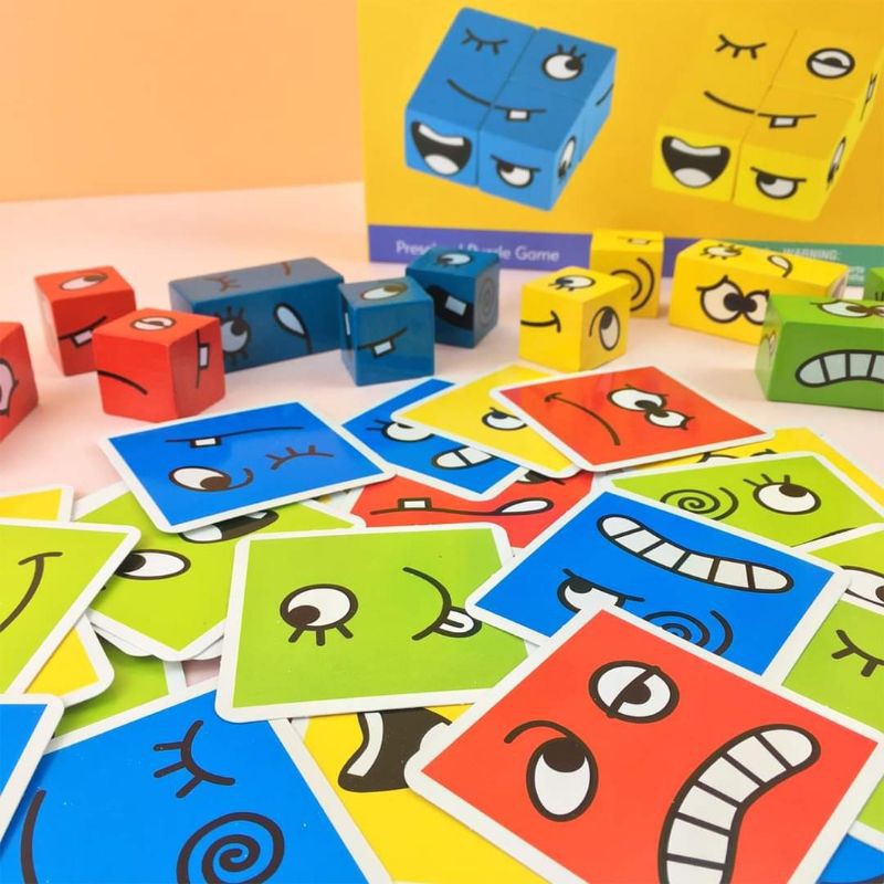 Expression Puzzle Building Block เกมต่อหน้าหลากอารมณ์ - ploenkids ...