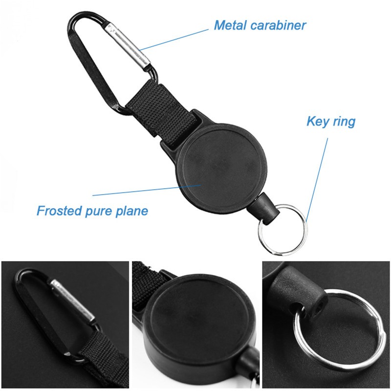 Tactical Keychain Key-Holder Telescopic Outdoor Camping Wire ...