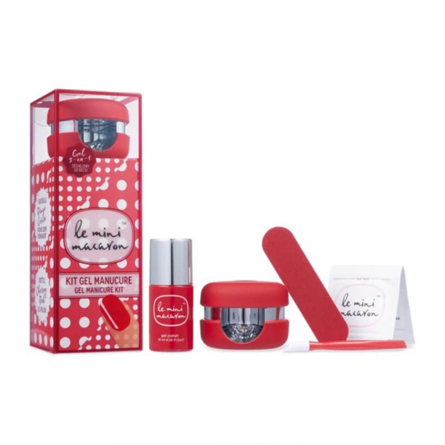 Mini macaron gel nail set - mossbear - ThaiPick