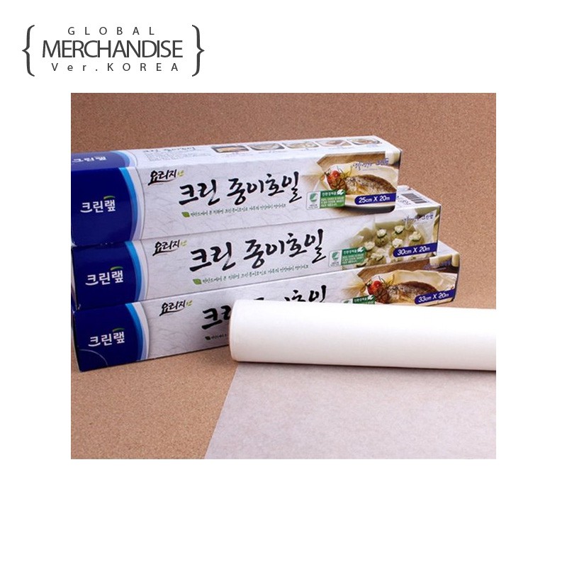 Cleanwrap Clean Paper Foil 30cm x 20m 3pcs Eco-friendly non-stick heat ...