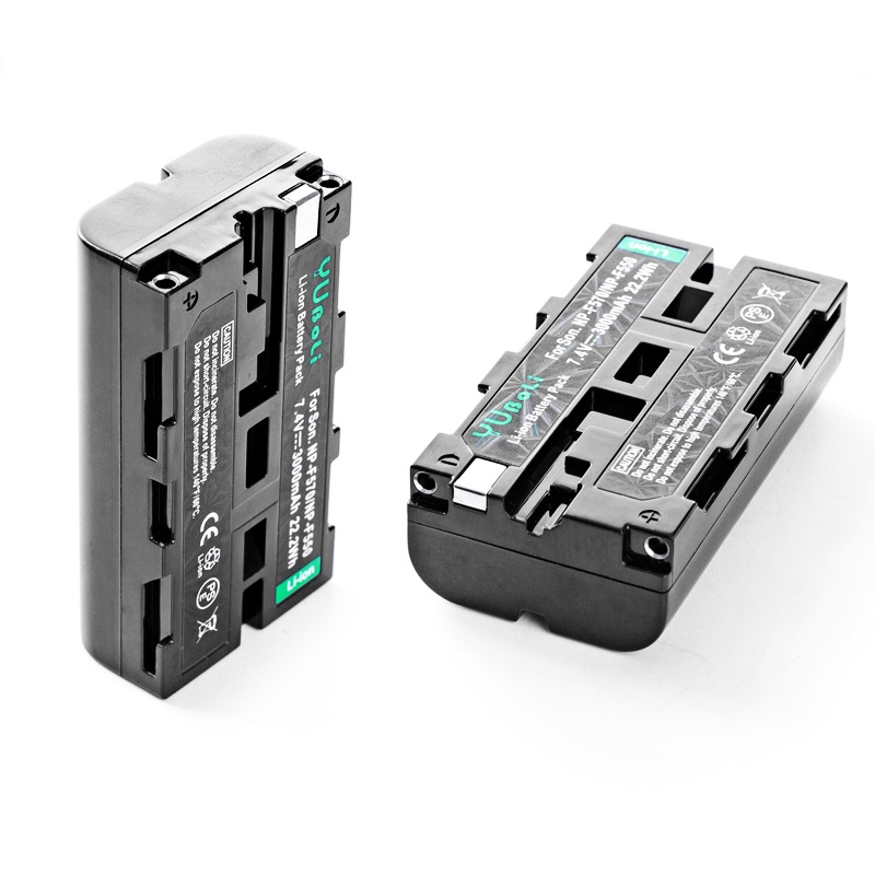 แบตเตอรี่กล้องแอคชั่น 3000mah NP-F550 NP F550 NP F570 Rechargeable Li ...