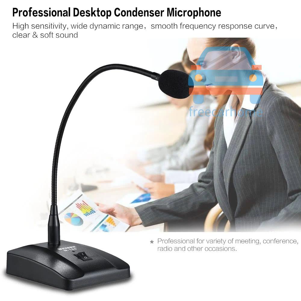 HotWEISRE Professional Wired Desktop Condenser Microphone Cardioid with ...