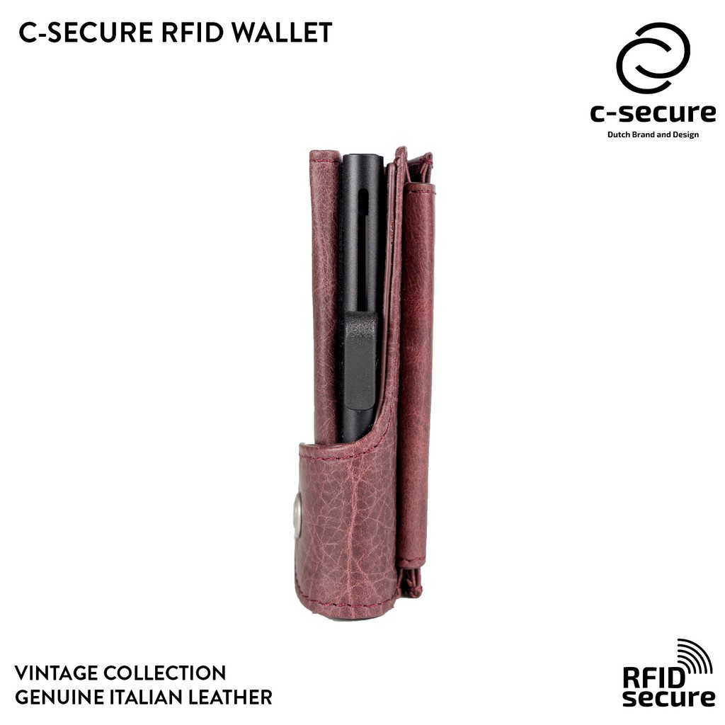 CLEARANCE C-SECURE กระเป๋าใส่บัตร กระเป๋าสตางค์ (RFID Protection) รุ่น ...