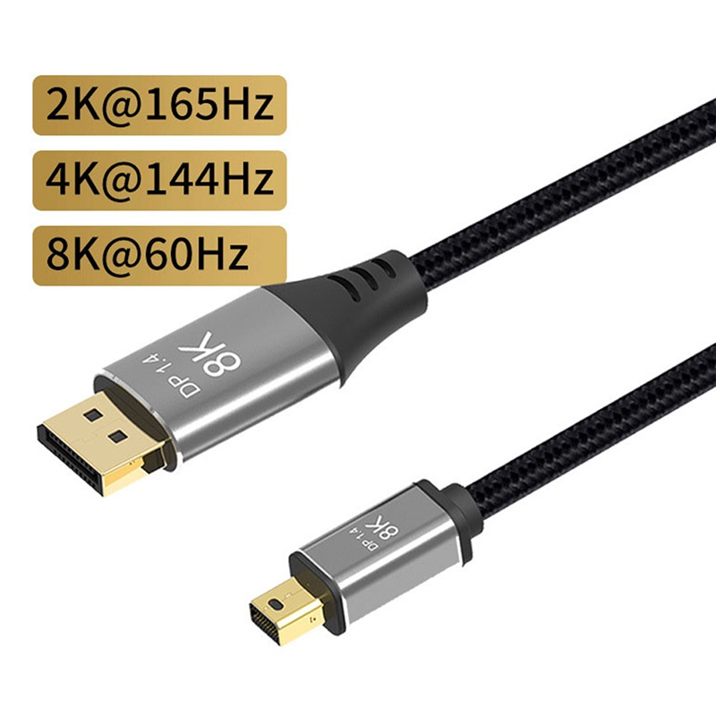 {FCC} Mini DP to DP cable 4K@144hz 8K@60Hz Thunderbolt Bi-direction DP ...