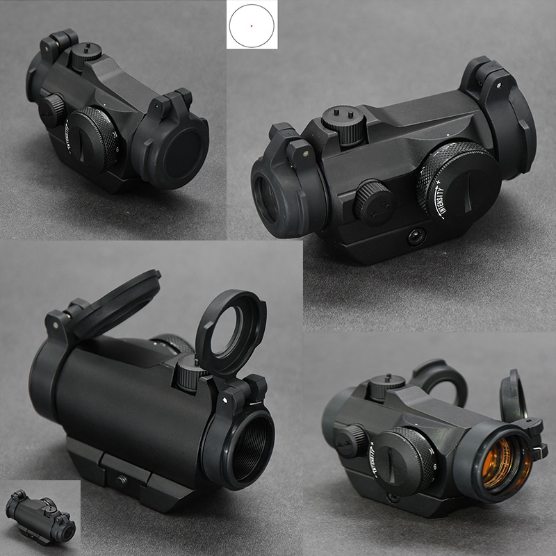 Tactical Mini Reflex 1x20 Red Dot Sight Rifle Scope Weaver Picatinny ...