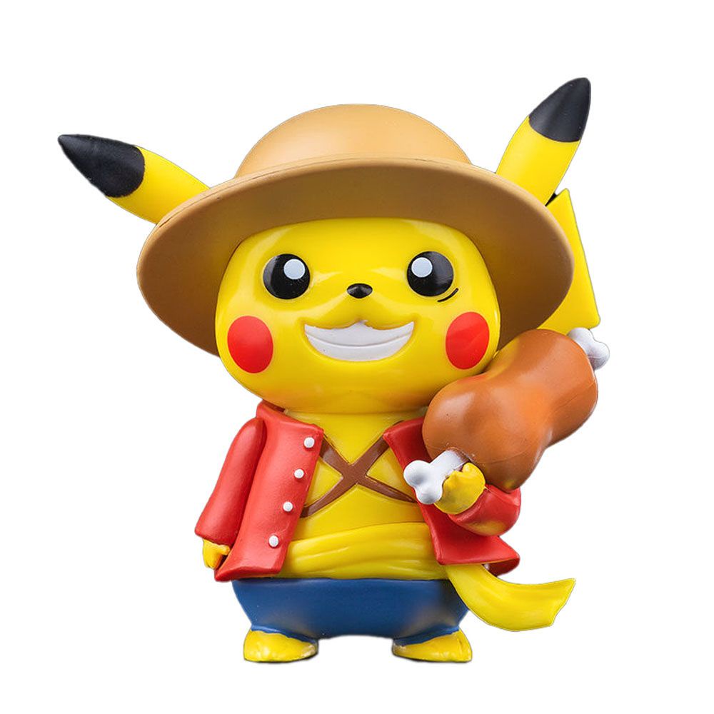 Back2Life โมเดลฟิกเกอร์การ์ตูน Pikachu Luffy Pikachu ขนาดเล็กของเล่น ...
