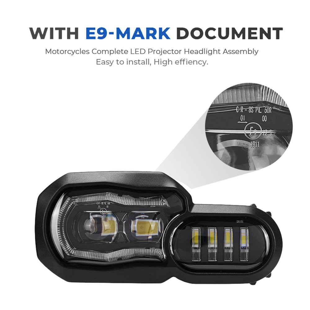 Big Sale! E-mark Approved Headlights for BMW F650GS F700GS F800GS ADV ...