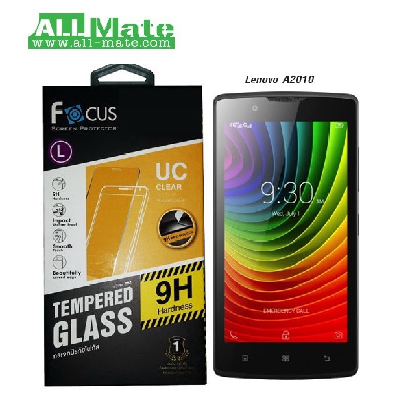 Focus โฟกัสฟิล์มกระจกลีโนโว Lenovo A2010 - allmatemobile - ThaiPick