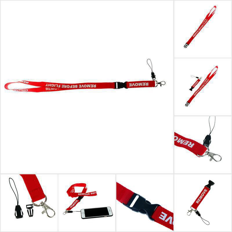 GoldenSilverremove before flight lanyards key holder neck strap for ...