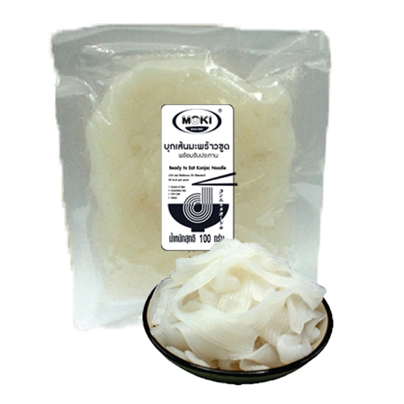 MOKI บุกเส้นมะพร้าวขูด พร้อมทาน 100 กรัม (FK0127-1) คีโต บุกเพื่อสุขภาพ คีโตทานได้ Keto Konjac ...