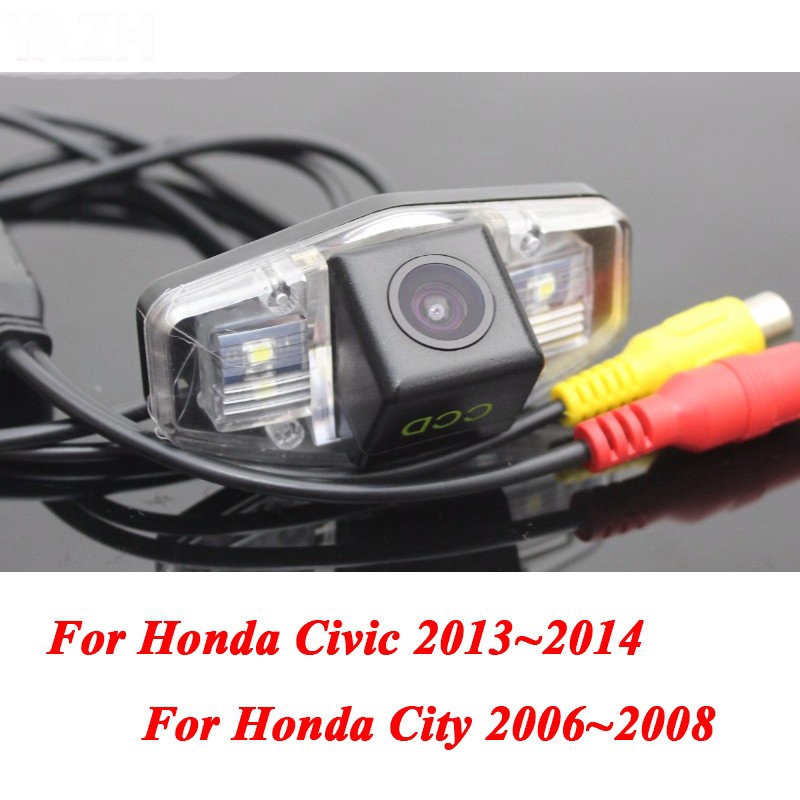 12V HD Wireless Rear View Camera for Honda City Civic 2000 2006 2008 ...