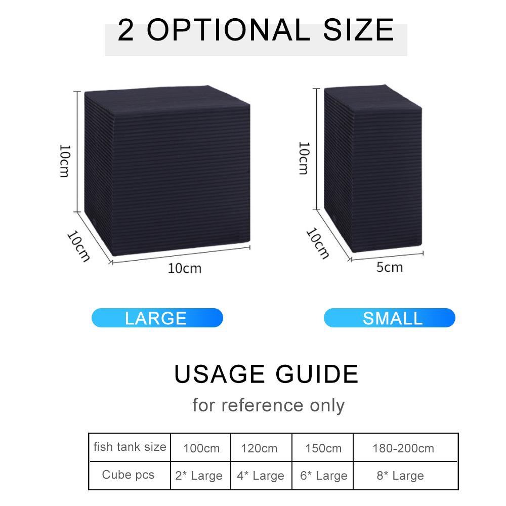 Carbon Cube 10x10x5 ดูดสารพิษในน้ำ ช่วยให้น้ำใส - dr.sea - ThaiPick