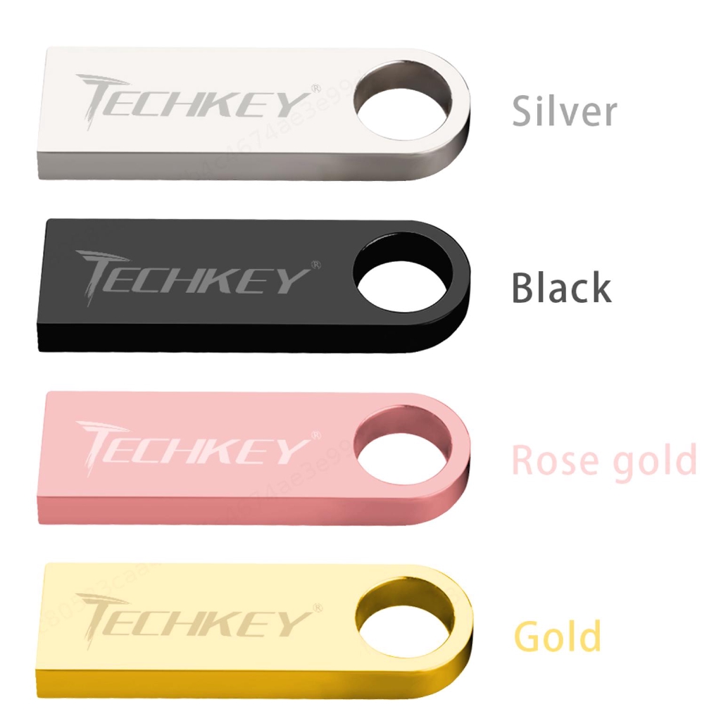 Nuevo Techkey Usb แฟลชไดรฟ์ 64 Gb 32 Gb 16 Gb 8gb 4gb ปากกาแฟลชไดร์ฟ ...