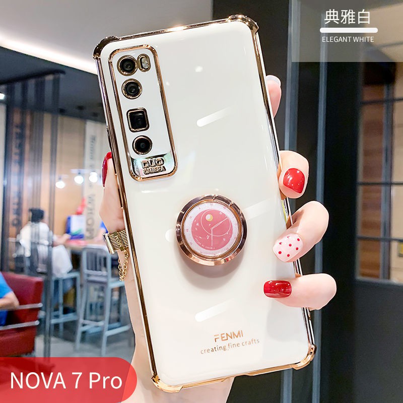 ۞เคสโทรศัพท์มือถือ Huawei nova7 7pro ชายและหญิงใหม่ nova7se ป้องกันการ ...