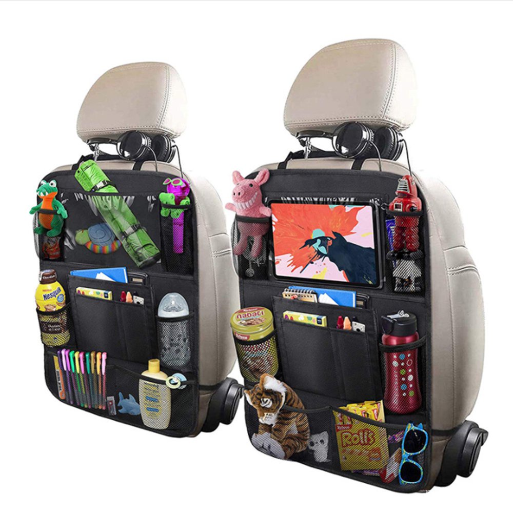 Waterroof Vehicle Storage Sundries Bag Car Seat Back rotector Cover for ...