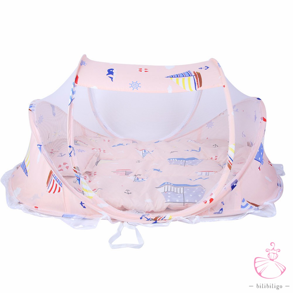 kelambu Portable Foldable Newborn Infant Mosquito Tent Baby Travel ...