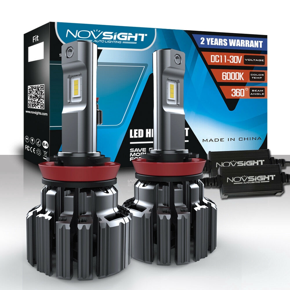 novsight โคมไฟตัดหมอก H11 LED 15000 ลูเมน สีขาว | Shopee Thailand