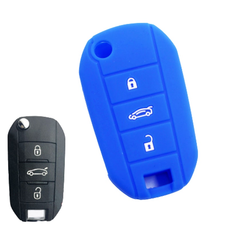 ขายดี เคสรีโมตกุญแจ ซิลิโคน 3 ปุ่ม สําหรับ Citroen C4 CACTUS C5 C3 C4L ...
