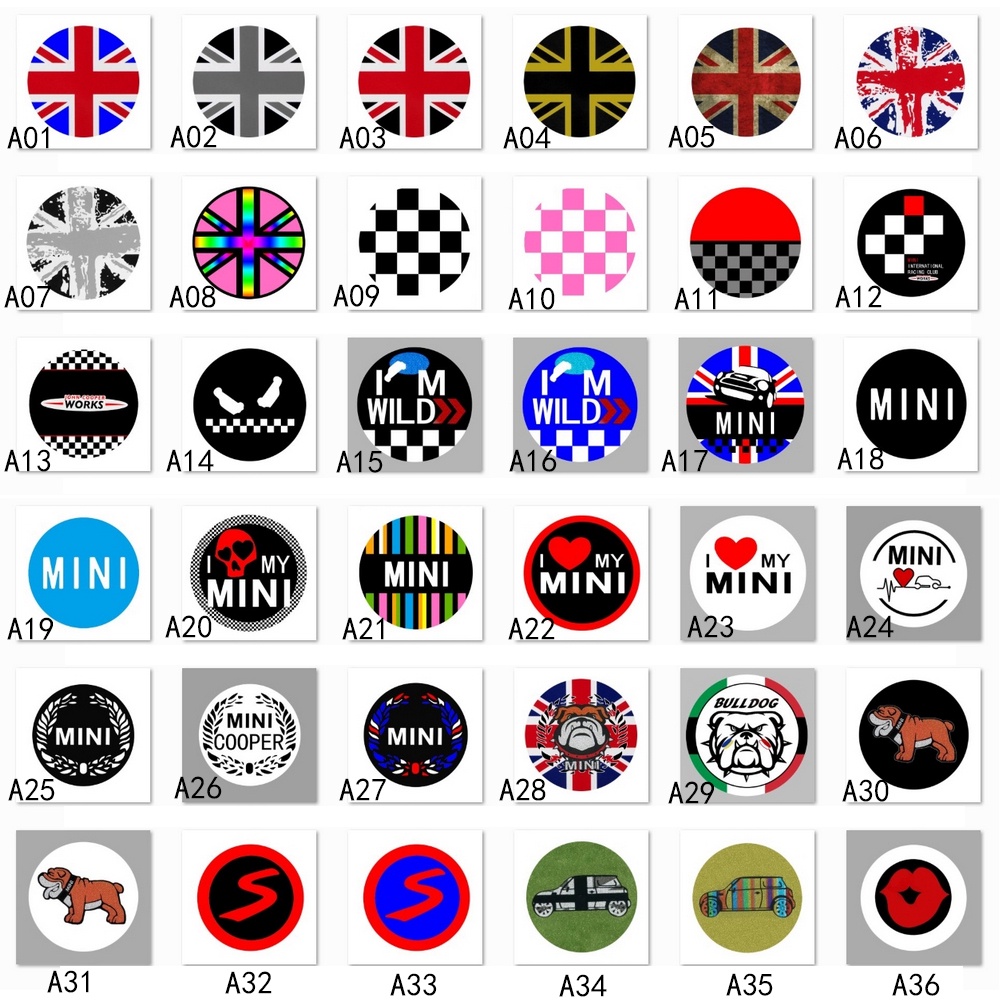 Engine Start Stop Push Button Cap Cover Decoration For 2nd Gen Mini ...