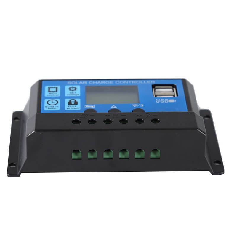 (30A)12V 24V Auto work PWM Charge Controller with LCD Dual USB 5V ...