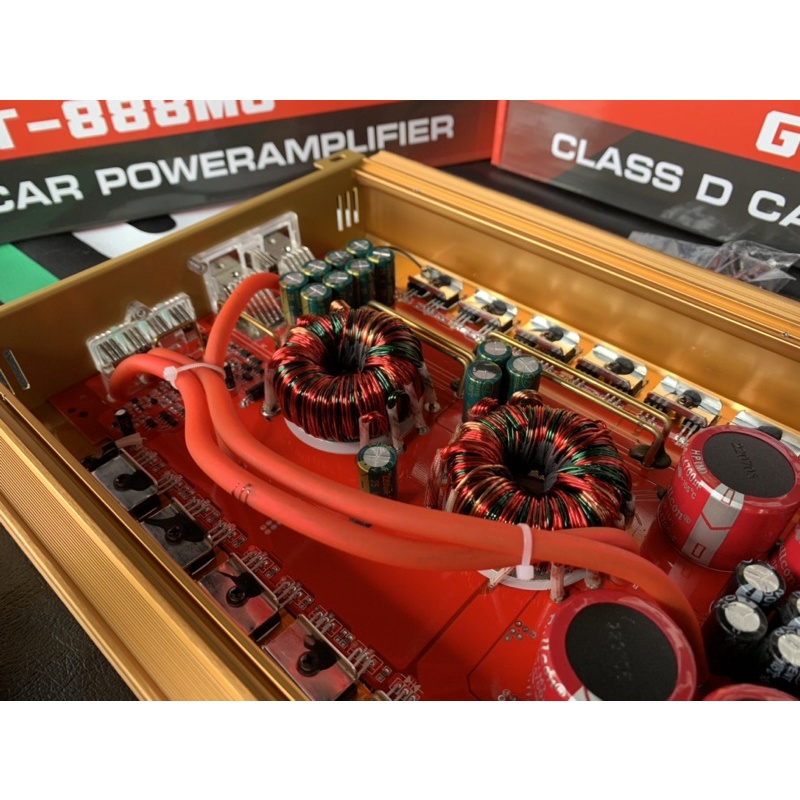 โครตแรง งานแบรนด์GRATIA GT-888MO 4500w ขับดอกซับวูฟเฟอร์ได้ถึง 10-15 นิ้วแม่เหล็ก 220 3ชั้น งาน ...