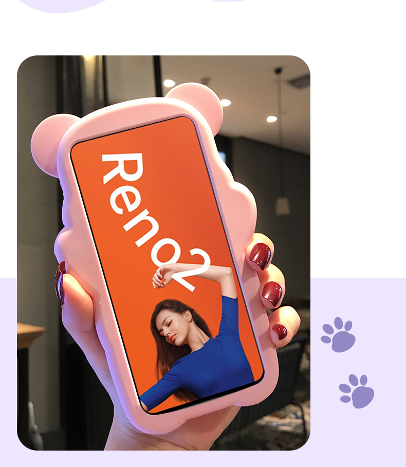 oppo reno2รุ่นเปลือกโทรศัพท์เพศหญิงรวมทุกอย่างreno2การ์ตูนน่ารักreno2เค ...
