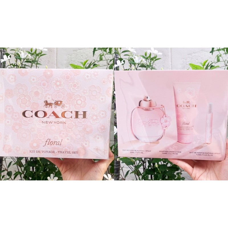 Coach Floral Eau De Parfum Set 3 Items - sunisaprakongsup - ThaiPick