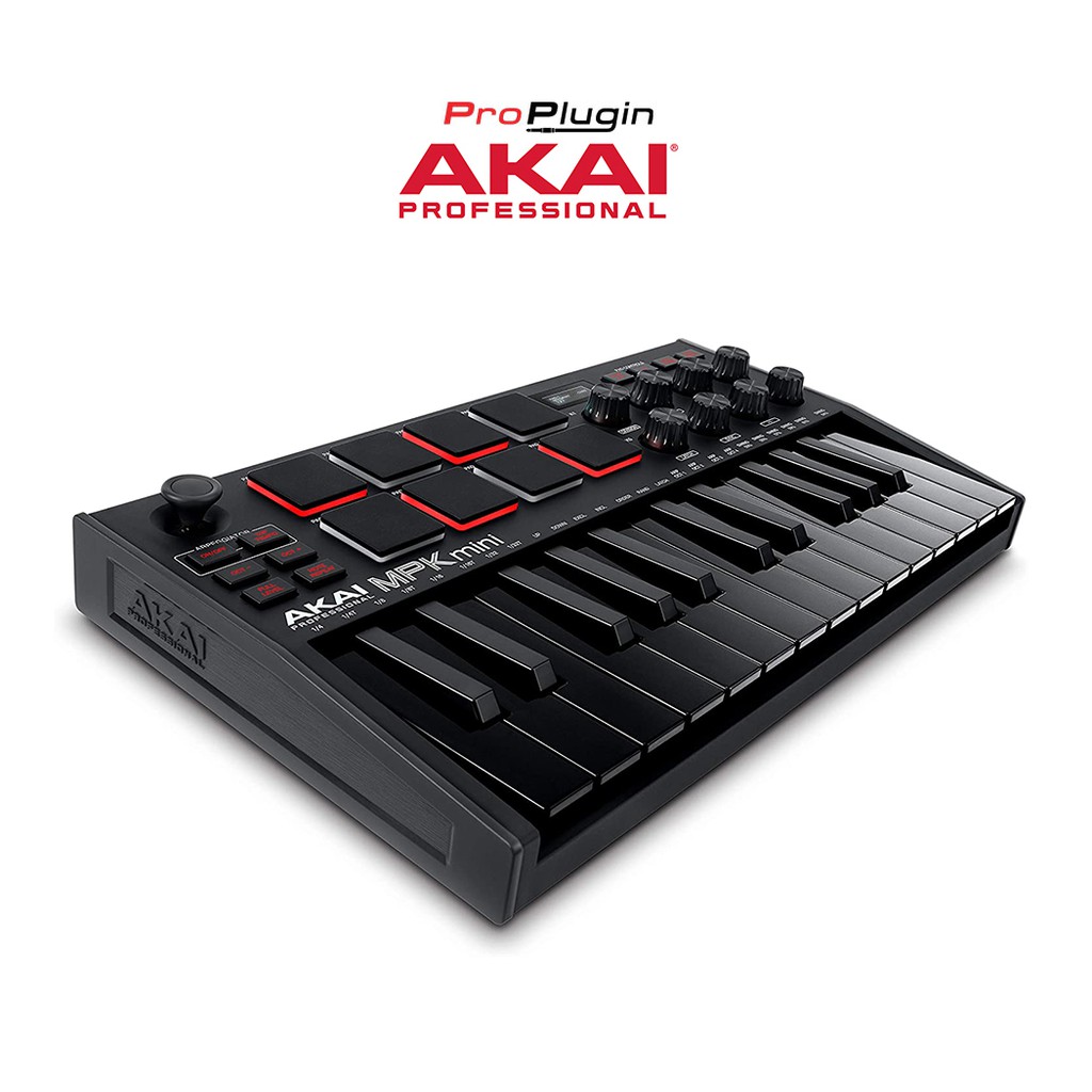 AKAI MPK Mini Mk3 มิดี้คอนโทรลเลอร์ รุ่นใหม่ล่าสุด 25 Key MIDI Keyboard Controller รองรับ Mac ...
