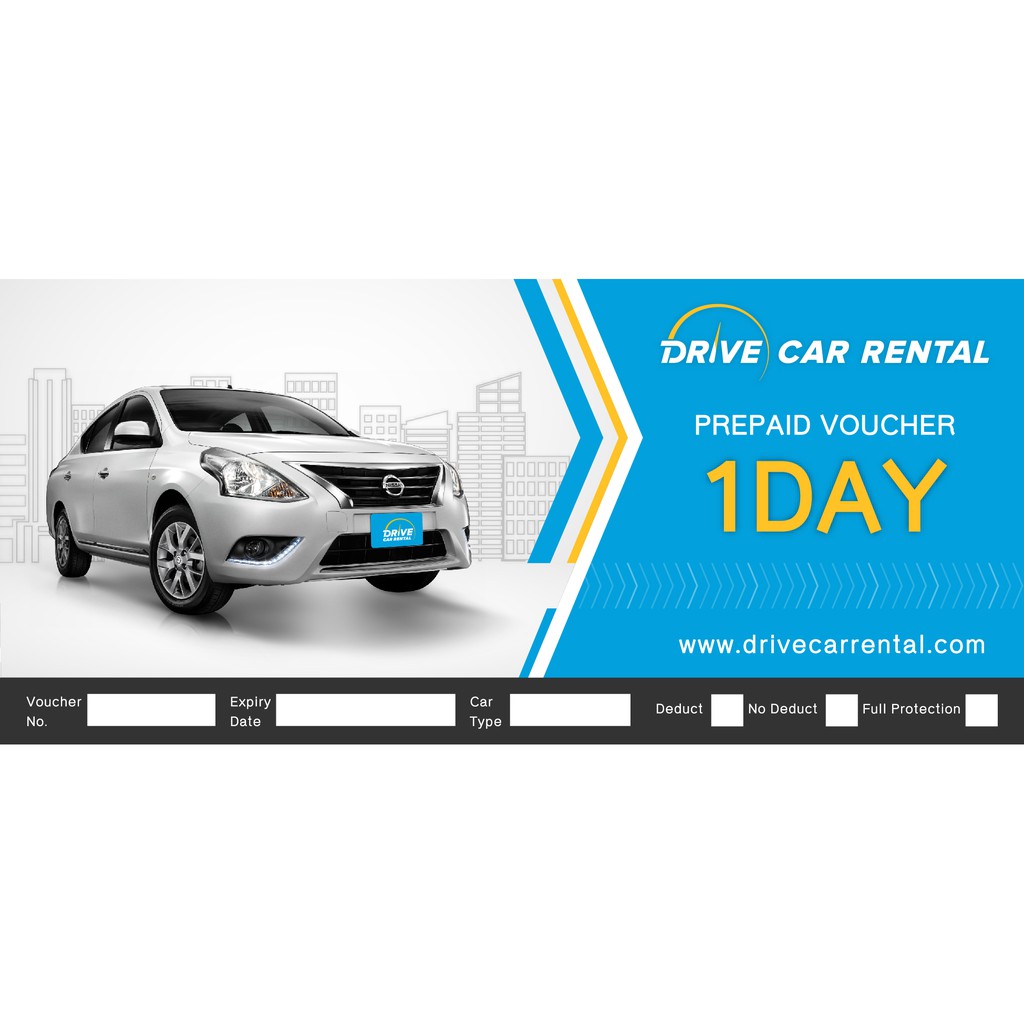 [Physical Voucher] Drive Car Rental คูปองรถเช่า (ไม่รวมประกัน) คูปอง ...