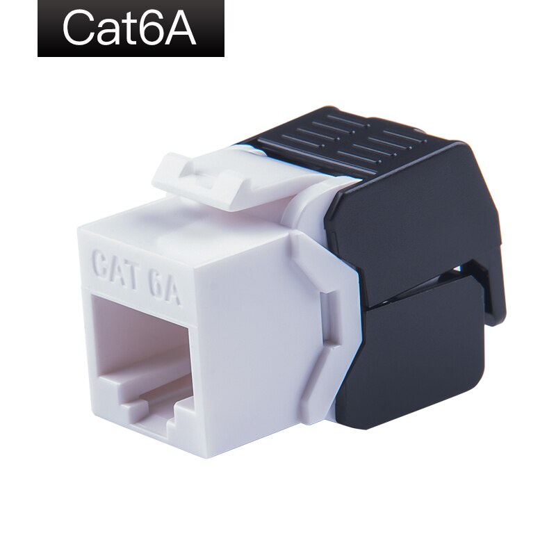 10G Ethernet RJ45 CAT6A Colorful Keystone Jacks Toolless Type Network ...