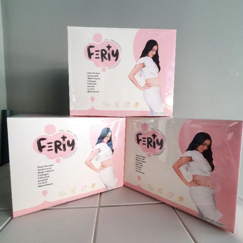Ferty Protein โปรตีนferty (เฟอร์ตี้) 1กล่อง 12ซอง โปรตีนครูก้อย ของแท้100 - vision1990 - ThaiPick