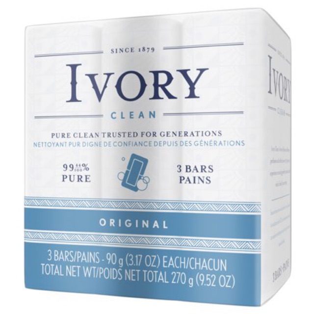 Ivory Clean Original Personal Bar 3.17oz, 3 count | Shopee Thailand