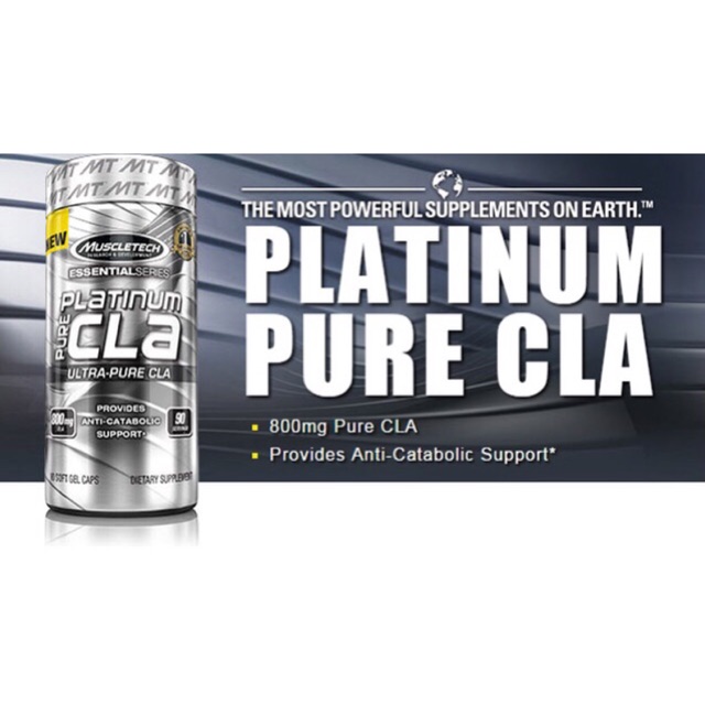 ลดแรง????????MuscleTech Platinum Pure CLA 800mg, 90 Soft gel caps ...