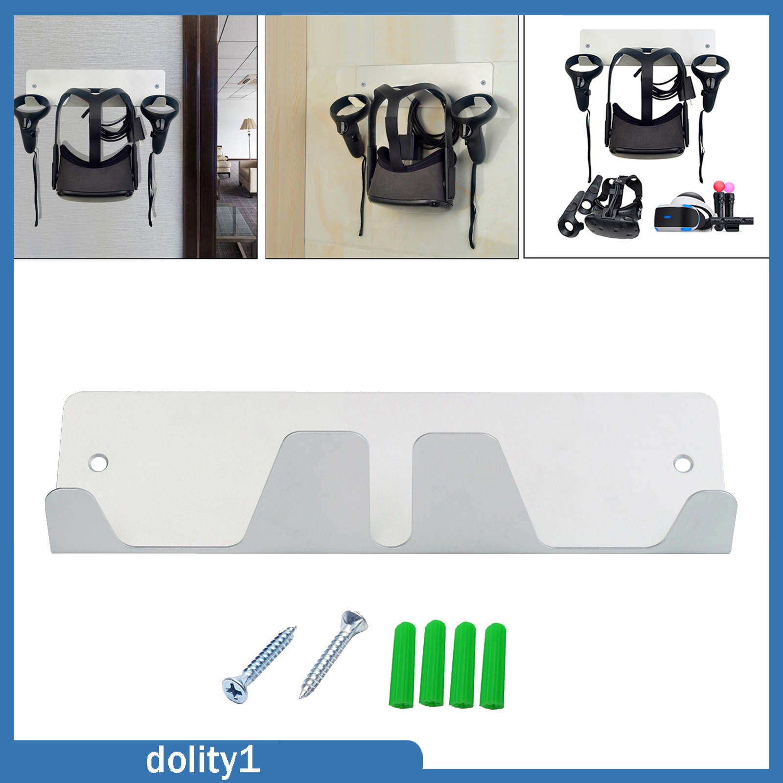 [DOLITY1] VR Stand Wall Mount Display Hook Organizer For Oculus Rift S ...