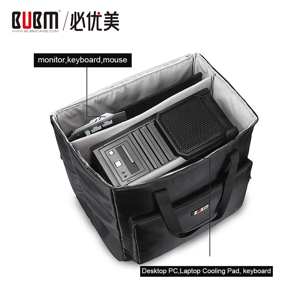 BUBM Desktop PC Computer Travel Storage Carrying Case Bag for Computer ...