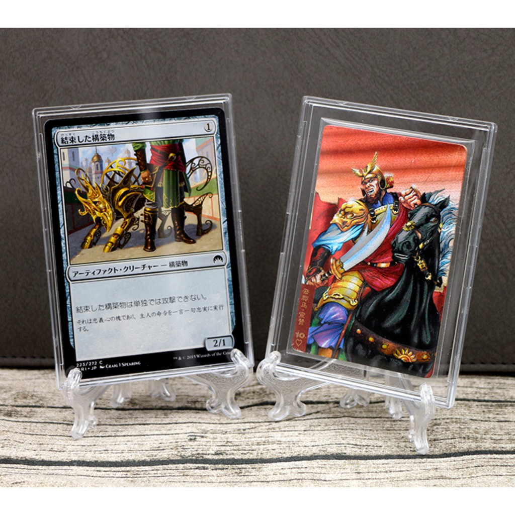 Finncard Mini Snap กรอบใส แบบฝาครอบ 35pt สำหรับใส่การ์ดสะสม กันแสงUV 100 (ราคาขายต่อชิ้นไม่รวมขา ...