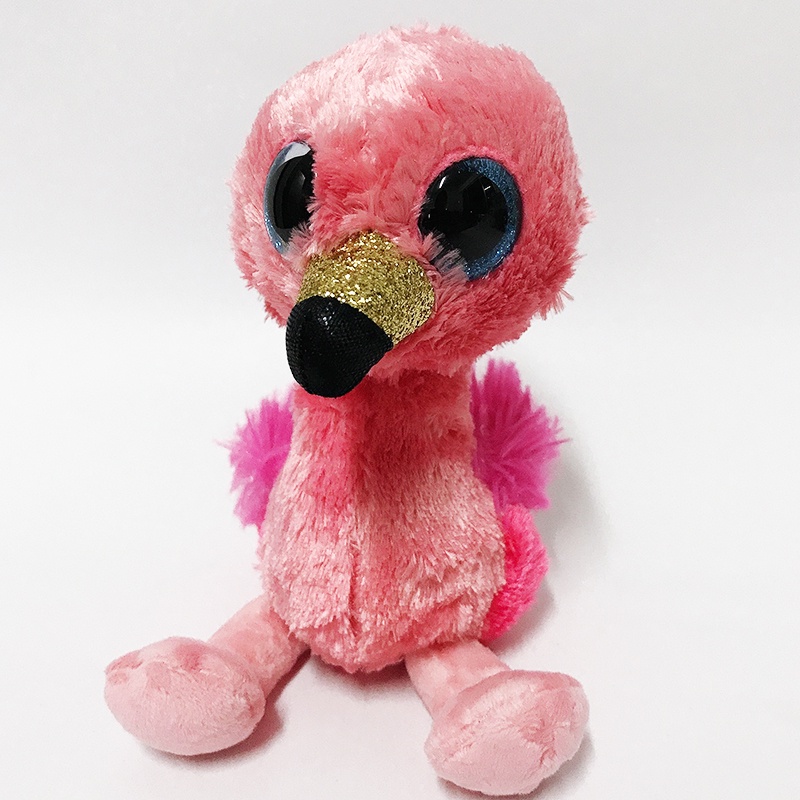 Ty Beanie Boos GILDA the Flamingo ตุ๊กตานุ่ม รูปการ์ตูนสัตว์น่ารัก ขนาด ...