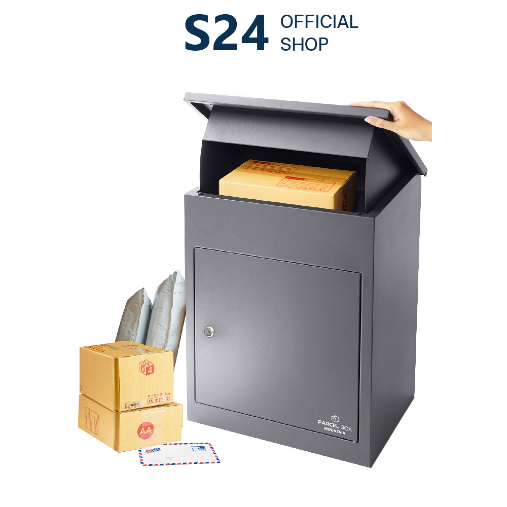 Parcel drop box ตู้รับพัสดุ ตู้จดหมายขนาดใหญ่ ตู้รับจดหมาย ตู้ใส่พัสดุ ...