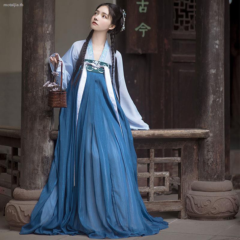 Hanfu กระโปรงคาร์ดิแกนหญิงเดิมหน้าอกสไตล์จีนฤดูร้อนสุดนางฟ้า - motaijia ...
